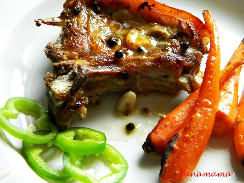 Cotlet de porc cu lamaie si rozmarin la cuptor - Prăjiturici și altele