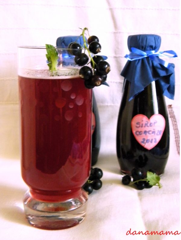 Sirop de coacaze negre - Prăjiturici și altele