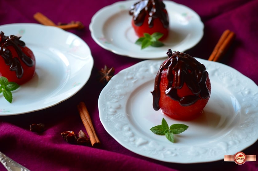 Pere posate in vin - Prăjiturici și altele