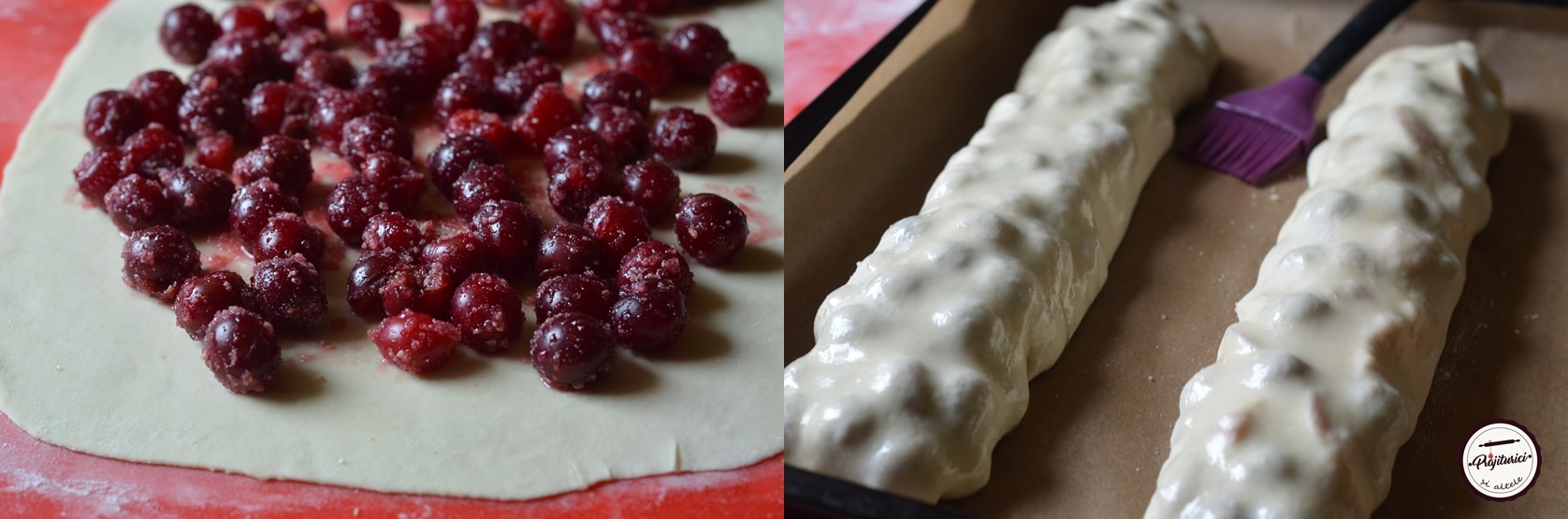 Strudel cu visine - Prăjiturici și altele