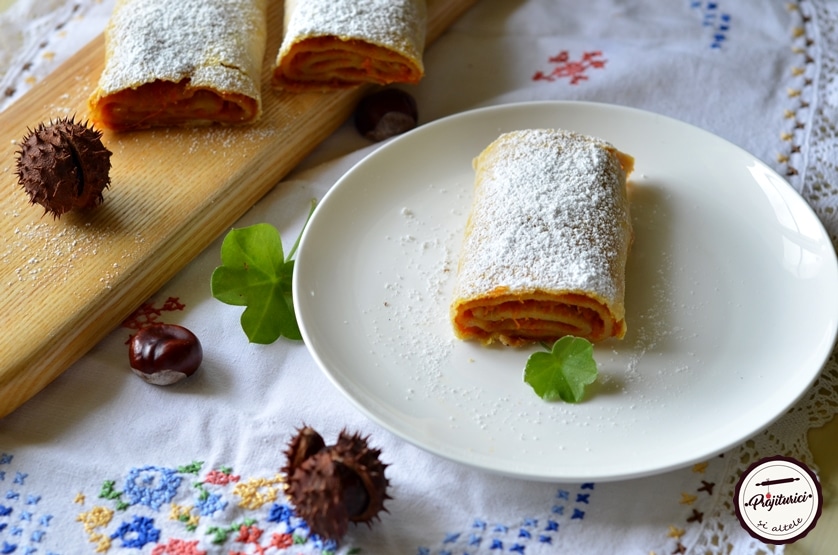 Strudel cu dovleac - Prăjiturici și altele