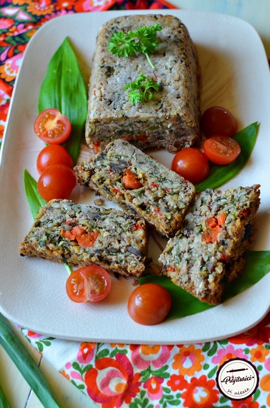 Drob vegan cu naut si ciuperci - Prăjiturici și altele