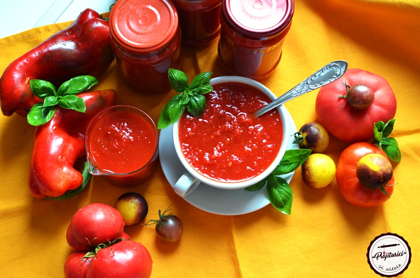 Bulion de rosii cu ardei kapia - Prăjiturici și altele