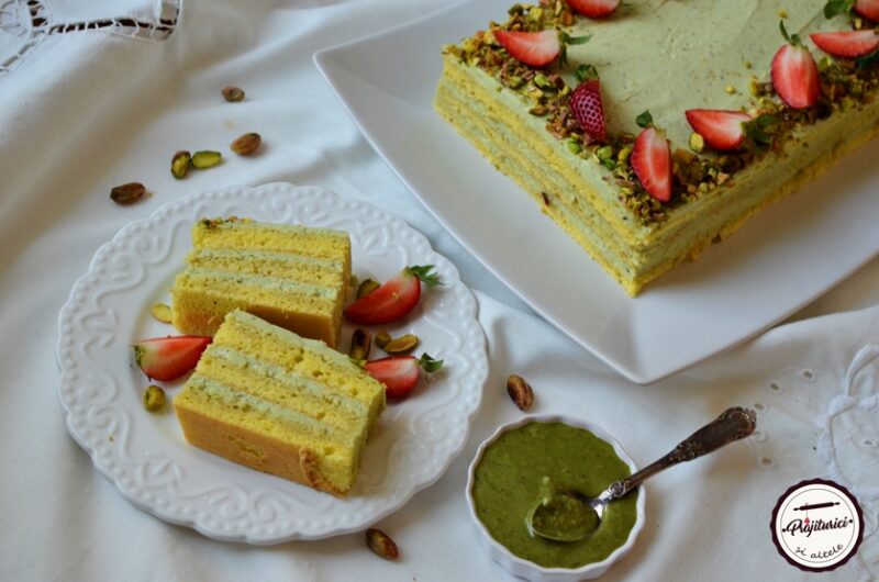 Prajitura cu crema de fistic - Prăjiturici și altele