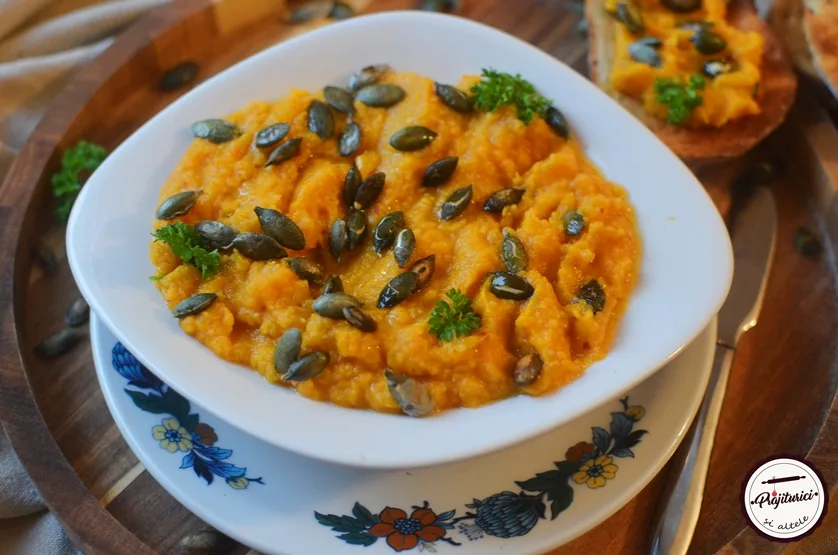Pasta de dovleac copt cu linte - Prăjiturici și altele